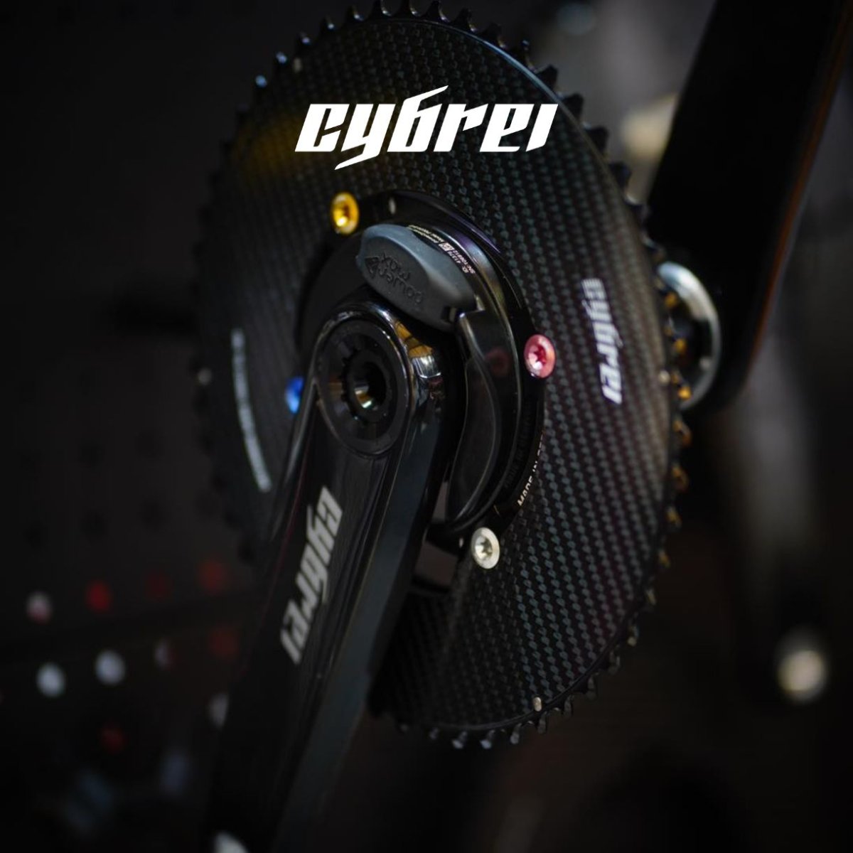 Cybrei carbon fiber crankset, lightweight & stiff