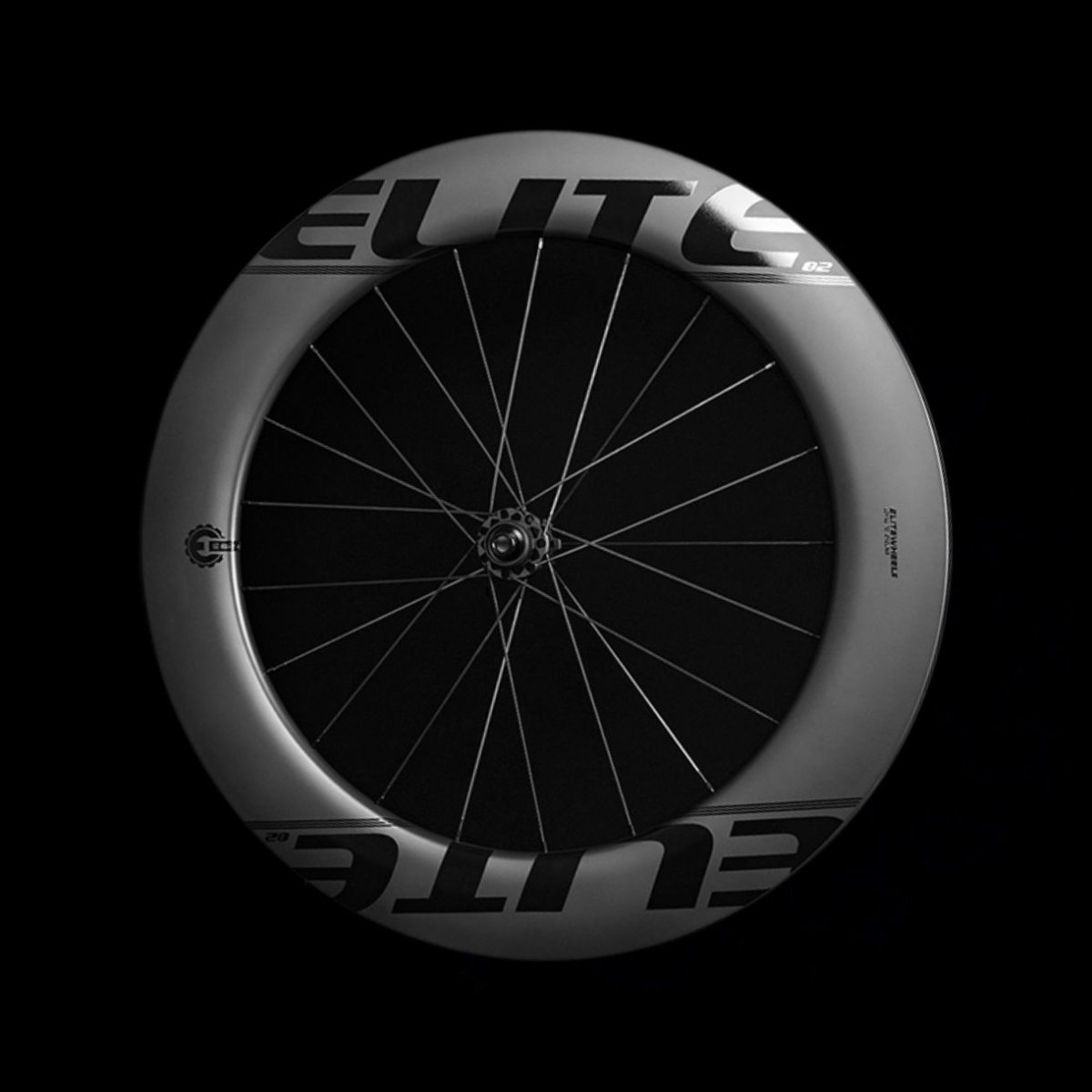 Velo TT Disc 82D Front wheel - ELITEWHEELS - Cyclehub.dk