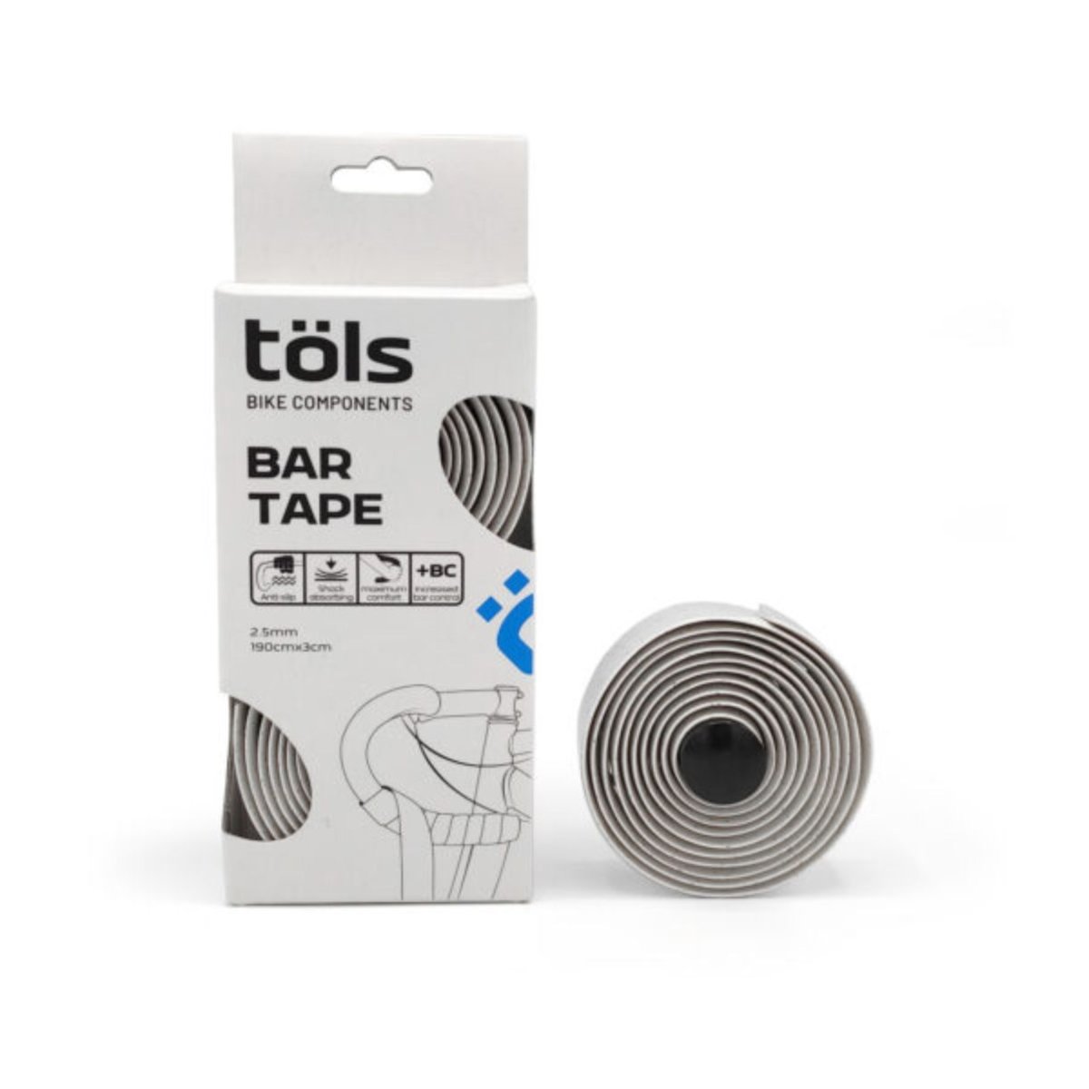 Töls Bar Tape White - TÖLS - Cyclehub.dk
