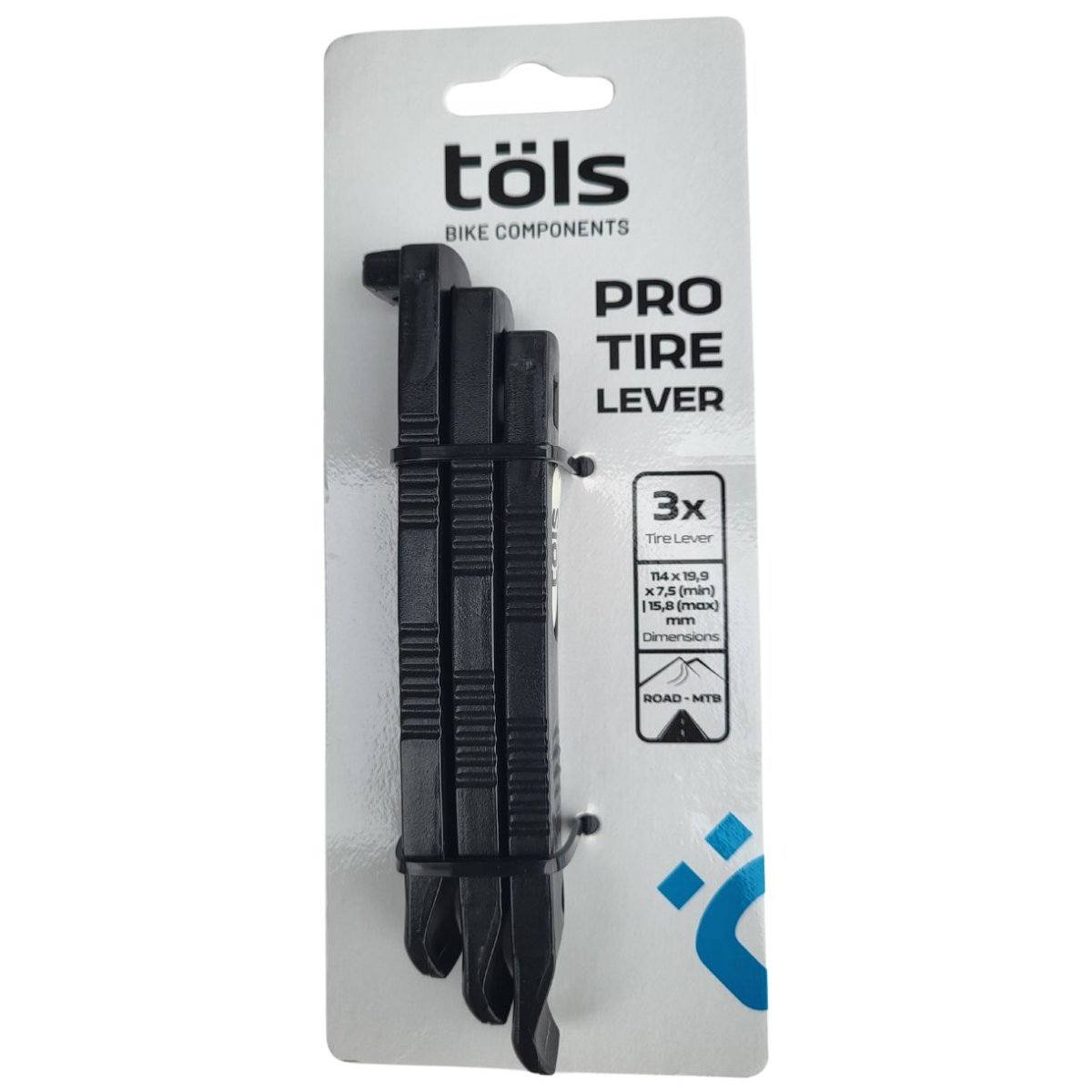 Töls Tire Levers x 3 (steel core) - TÖLS - Cyclehub.dk